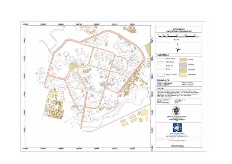 Peta Garis UNDIP 2016 | PDF
