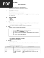 Detailed Lesson Plan English For Grade 6 | PDF