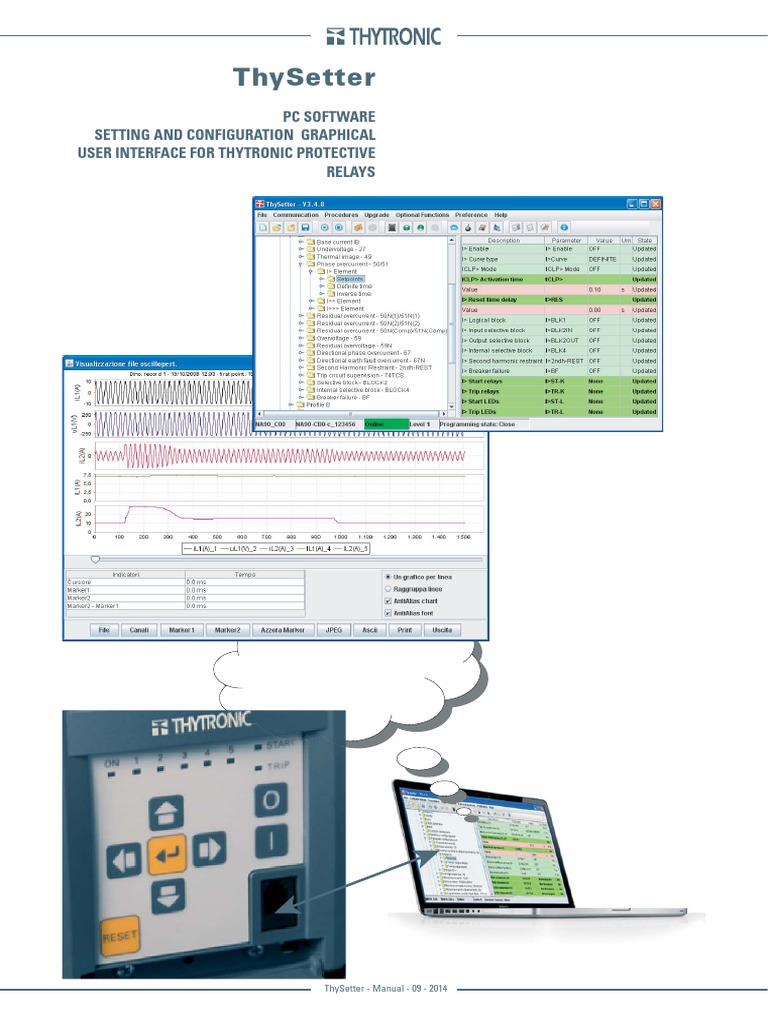 ThySetter Software Manual for Relays | PDF | Programmable Logic ...