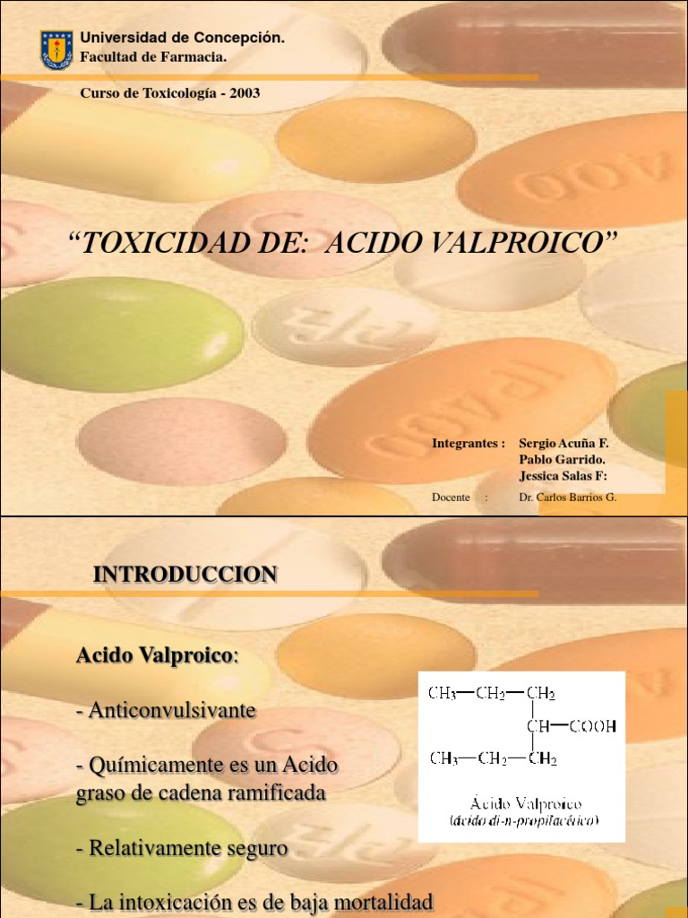 Ac Valproico | PDF | Farmacología | Medicina CLINICA