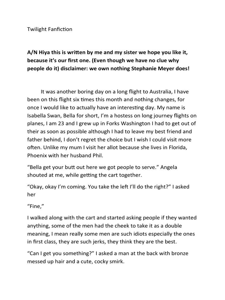 My Fan Fiction | PDF