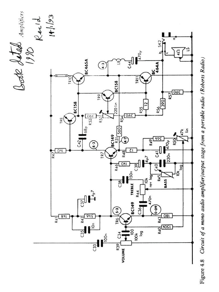 Roberts Radio Output Power Amplifier Schematic | PDF