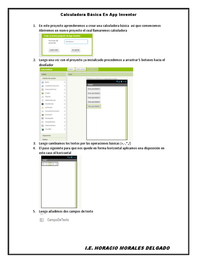 Calculadora App Inventor | PDF