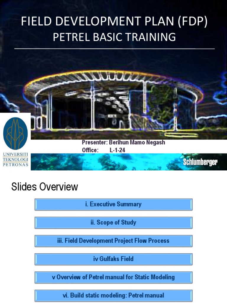 Petrel Basic Training For FDP | PDF | Petroleum Reservoir | Pressure