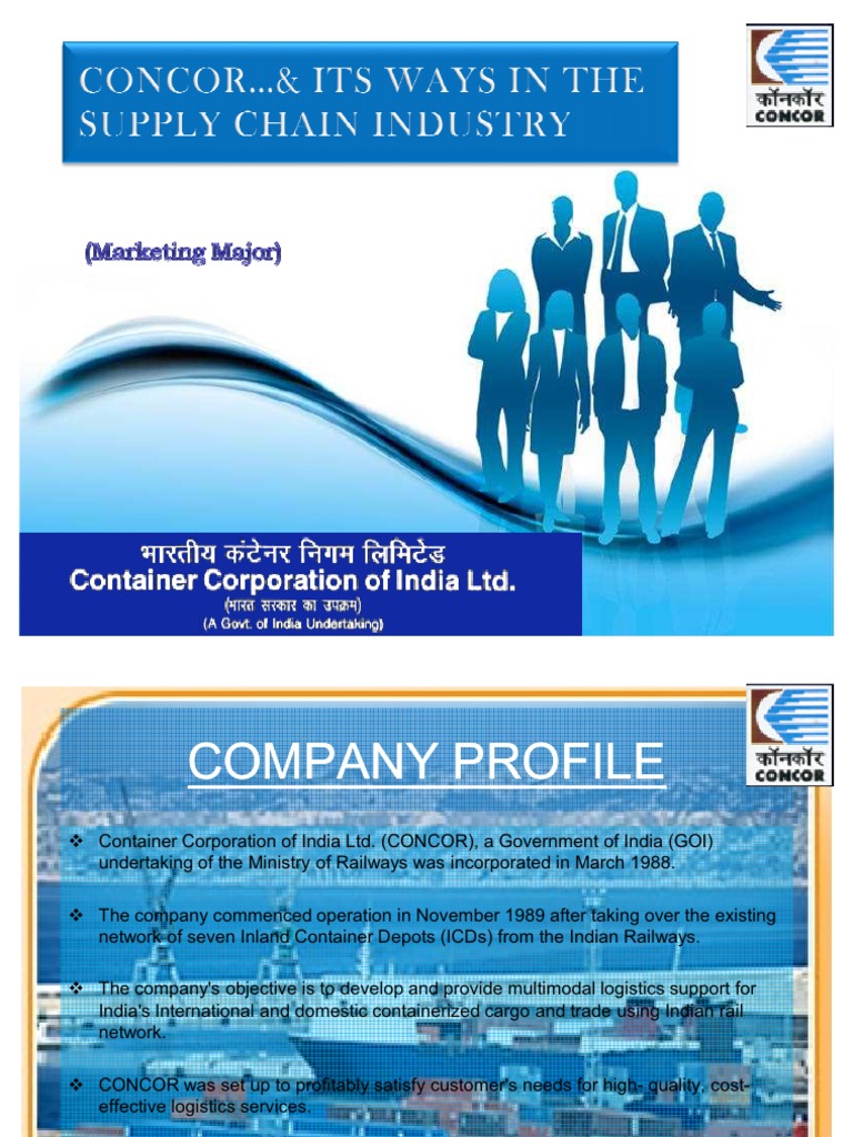 Concor :supply Chain Strategy | PDF | Containerization | Cargo