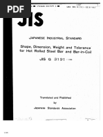 Jis G 3131 - 2010 | PDF