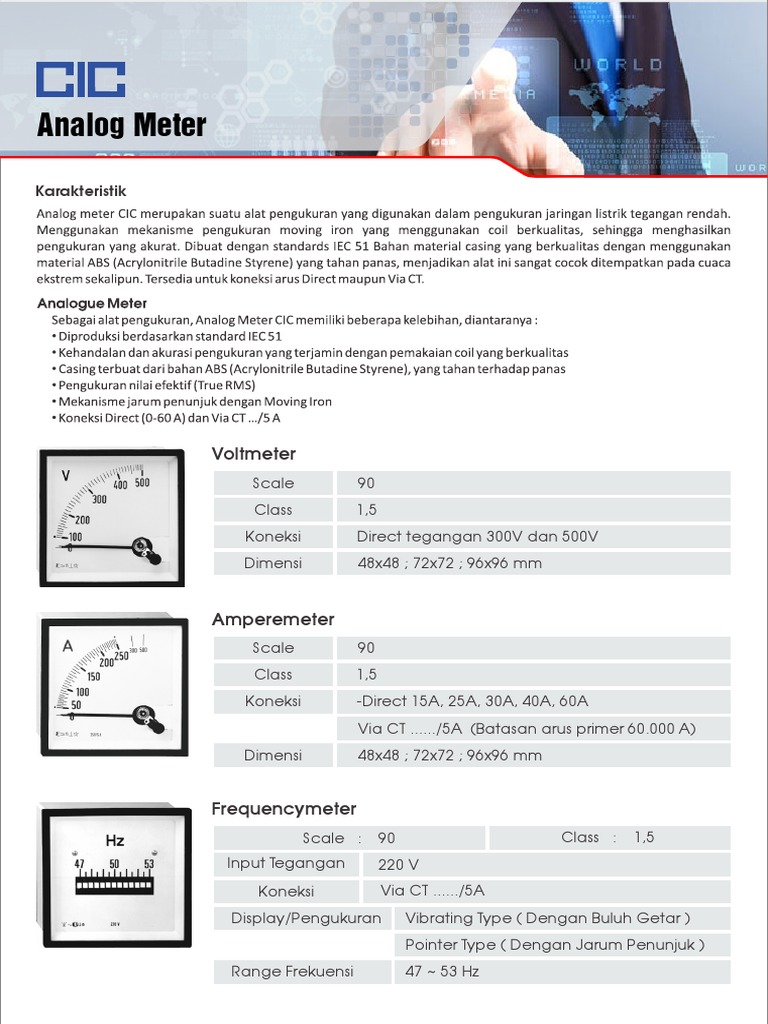 Analog Meter CIC | PDF