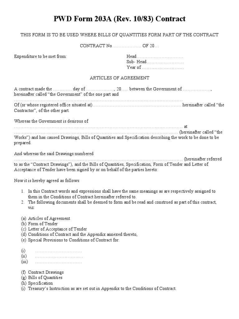 PWD Form 203a | PDF | Virtue | Government Information