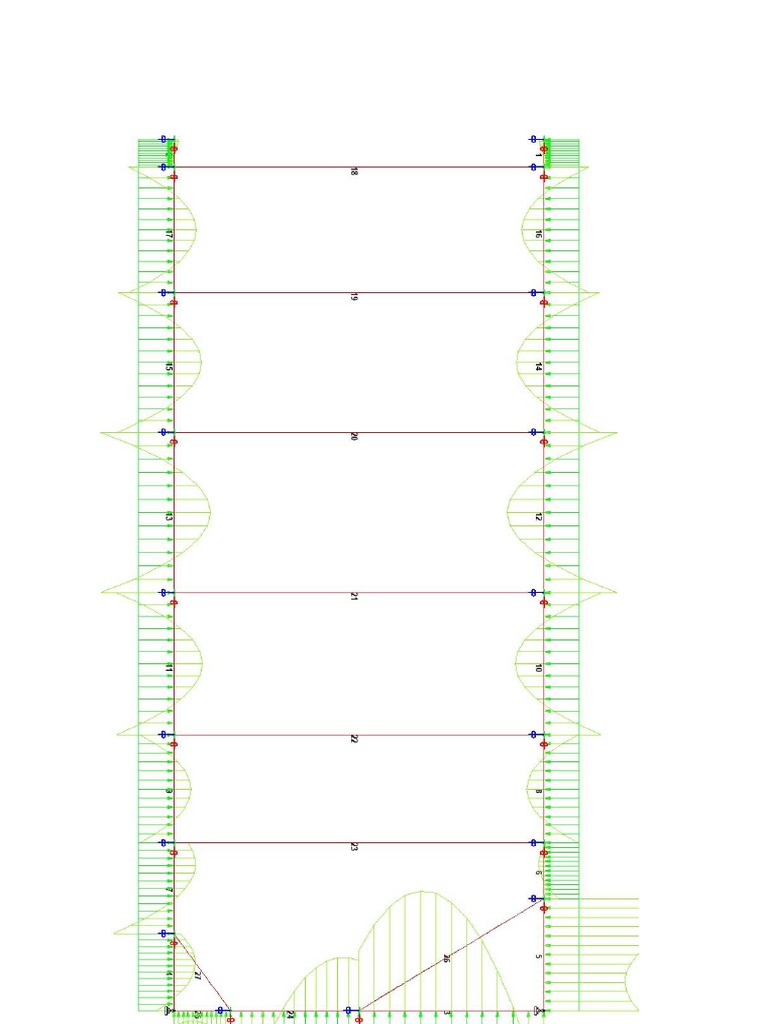 Waler Bending Moment Diagram | PDF