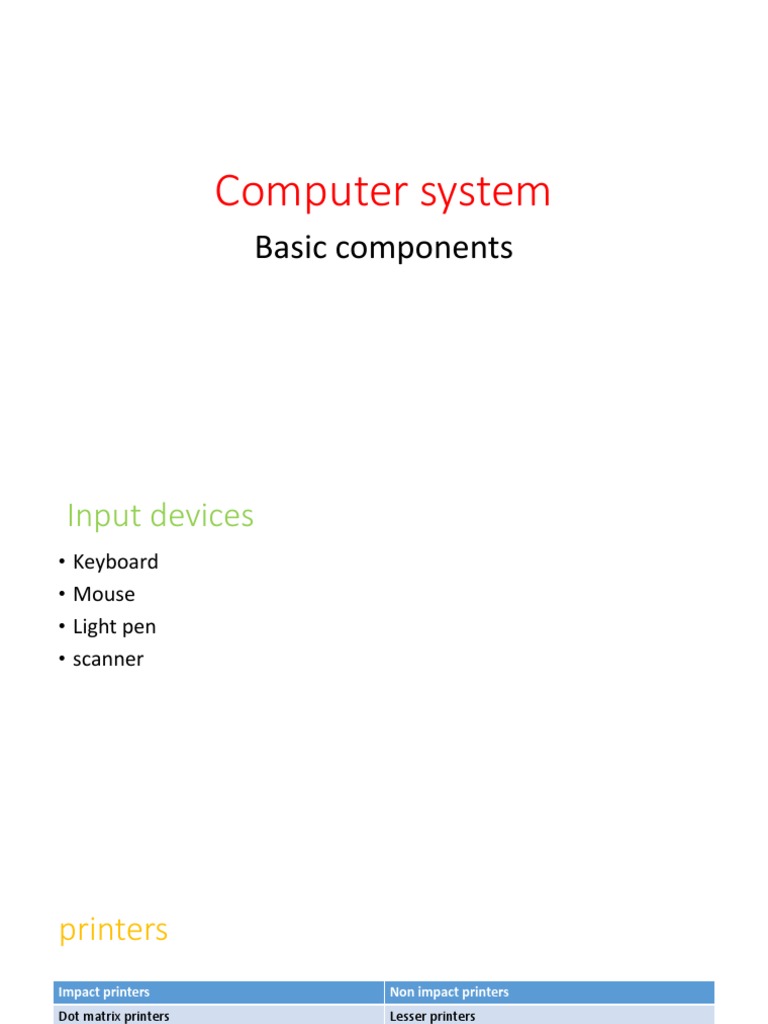 Computer System | PDF