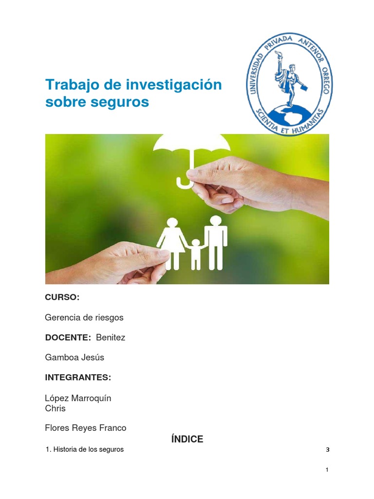 Tipos y Modelos de Seguros Explicados | PDF | Póliza de seguros | Seguro