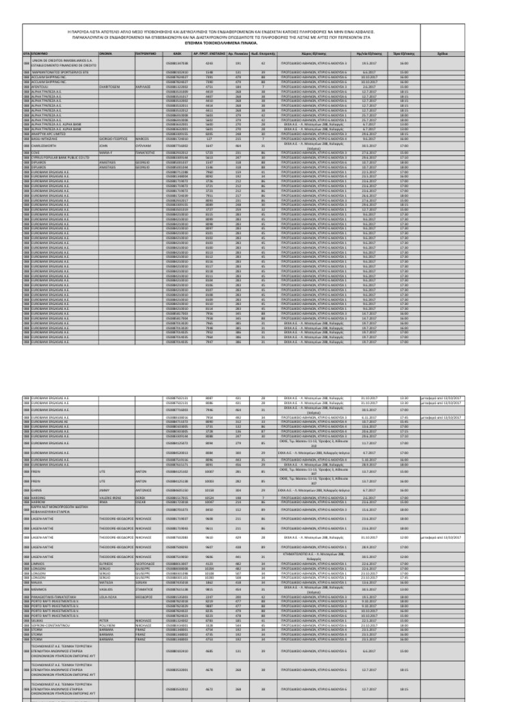 ΕΝΗΜΕΡΩΣΗ ΓΙΑ ΤΗΝ ΕΚΔΙΚΑΣΗ ΤΩΝ ΕΝΣΤΑΣΕΩΝ ΤΟΥ ΚΤΗΜΑΤΟΛΟΓΙΟΥ | PDF