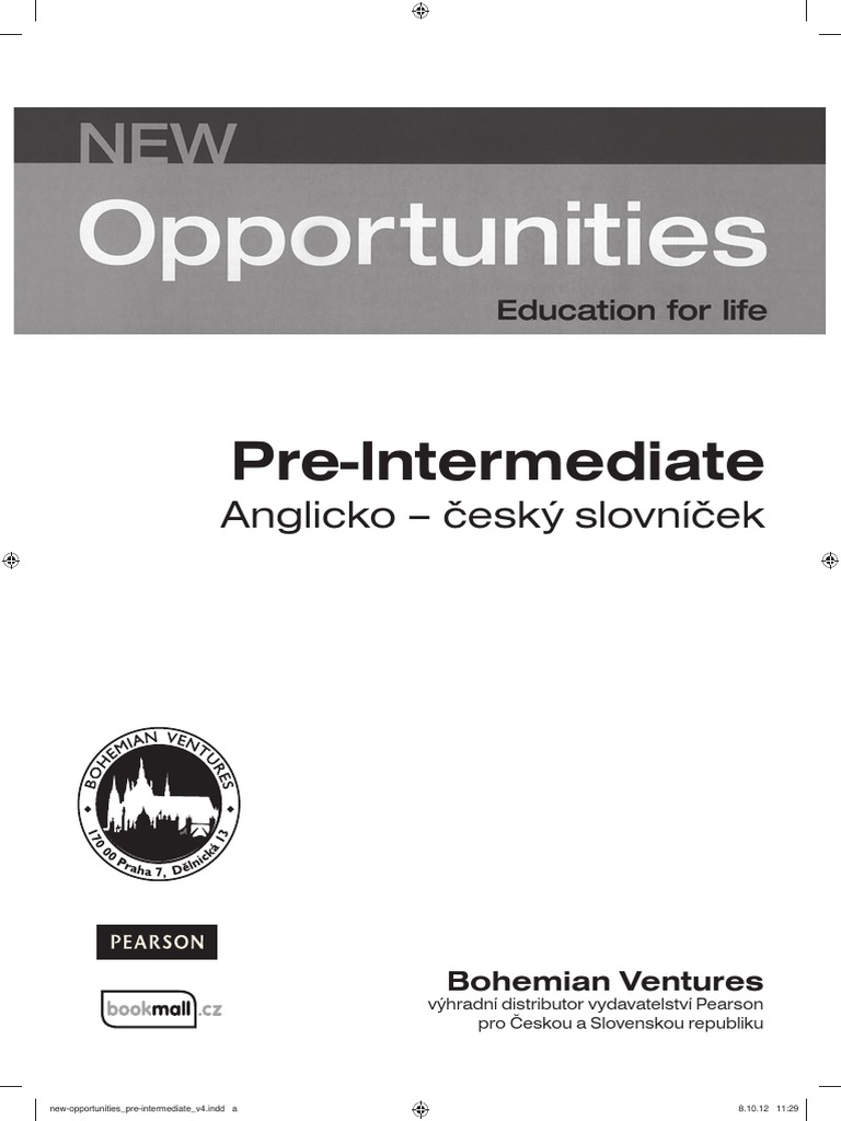 New-Opportunities Pre-Intermediate PRESS PDF | PDF | Wellness | Medical