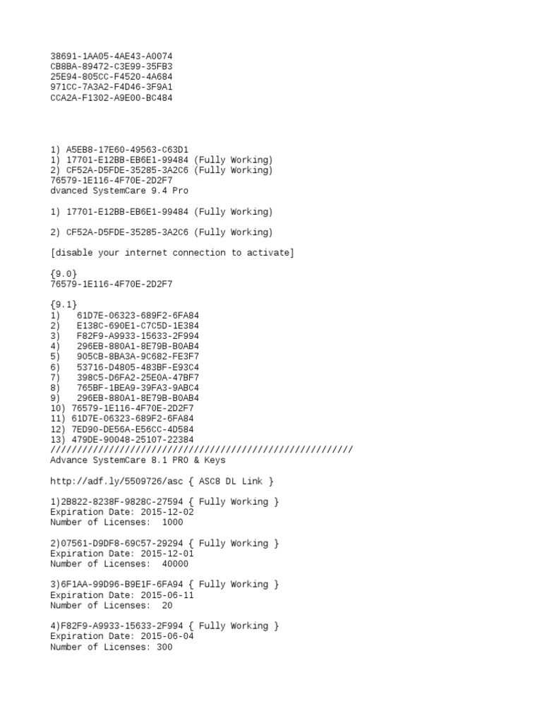 Iobit Malware Serial Key | PDF | Intellectual Works | Areas Of Computer ...