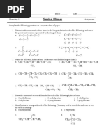 Alkane Nomenclature Problems and Answers | PDF | Organic Chemistry | Chemistry