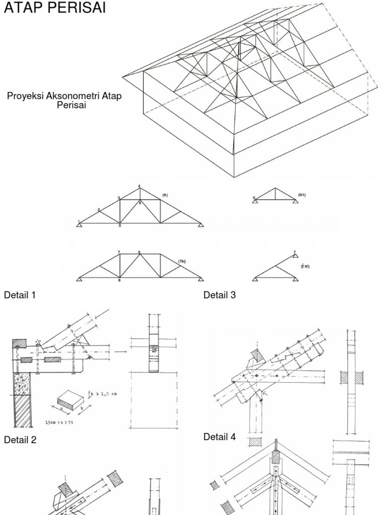 Konstruksi Rangka Atap Part2c | PDF