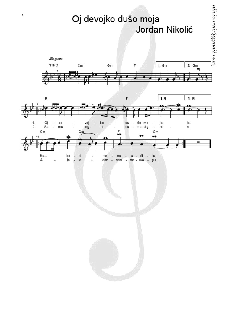 Oj Devojko Duso Moja PDF | PDF
