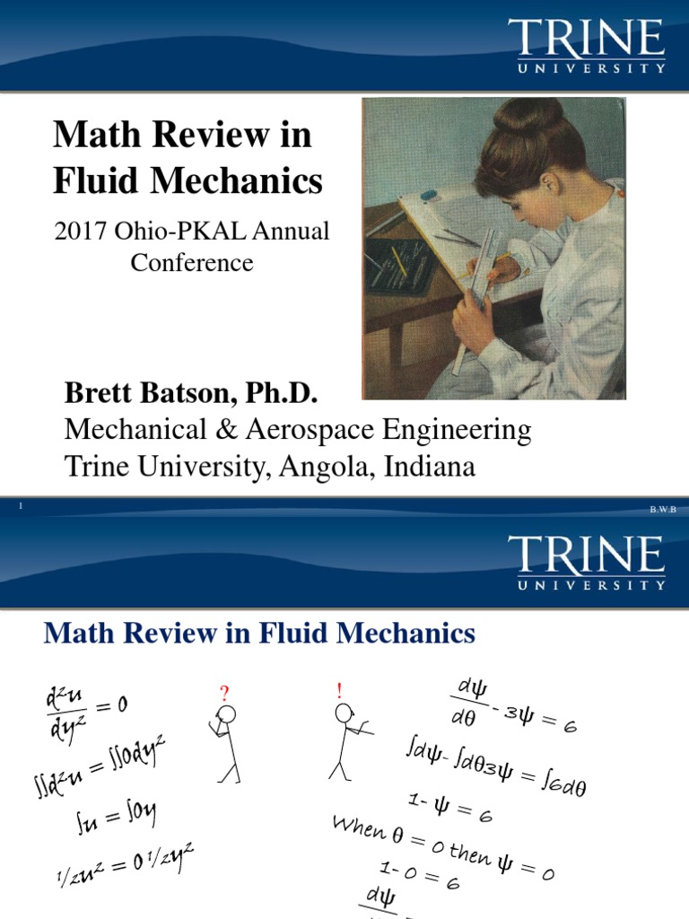 Batson Math Fluids | PDF | Fluid Dynamics | Mechanics
