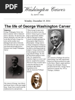 UKS2 George Washington Carver Reading Comprehension Activity | PDF ...