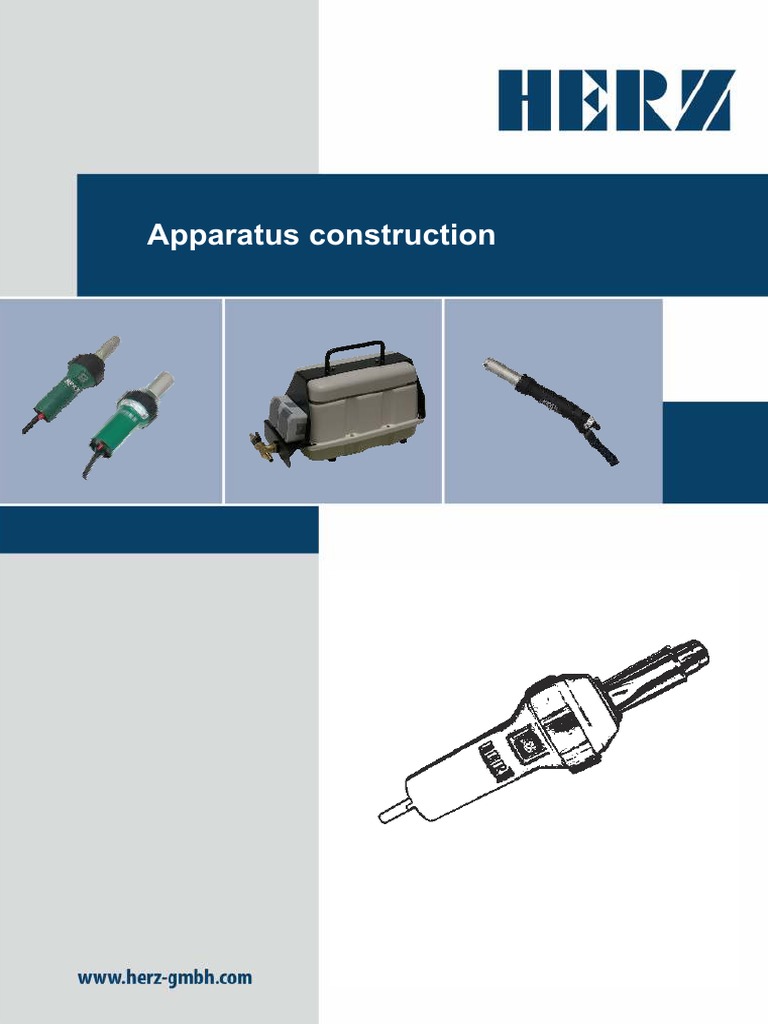 HERZ Catalog de Aparate de Sudura Materiale Termoplastice | PDF | Volt ...