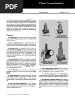 67C Series Instrument Supply Regulators | PDF | Valve | Gas Technologies