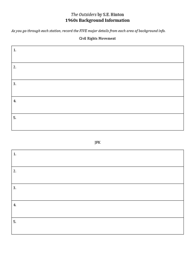 1960s Note Sheet | PDF