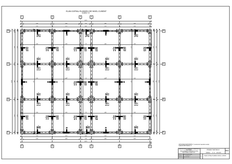 Plan Cofraj PDF | PDF