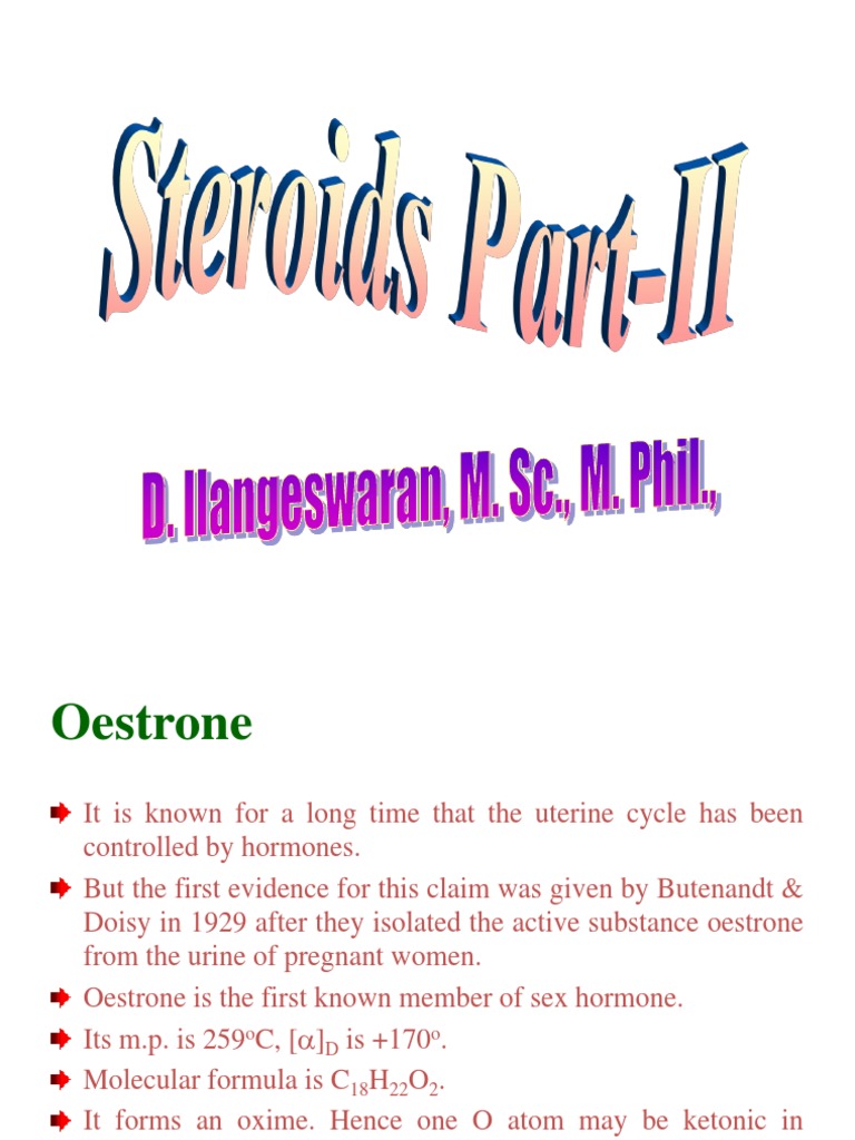 Oestrone: Structure and Synthesis Insights | PDF | Testosterone ...