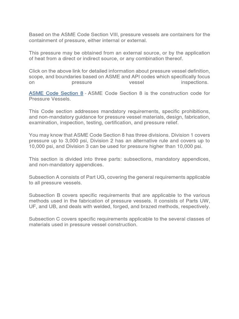 ASME Code Section 8 | PDF