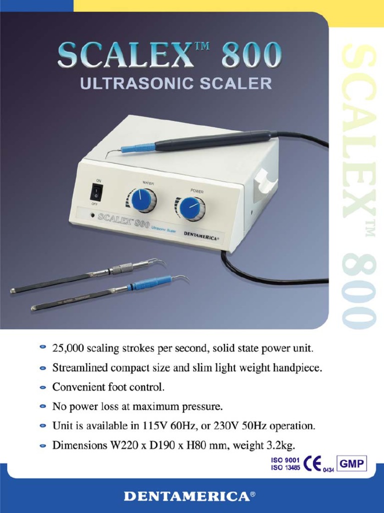 SCALEX 800 Ultrasonic Scaler | PDF