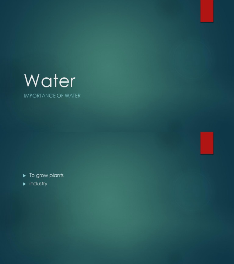 Water | PDF