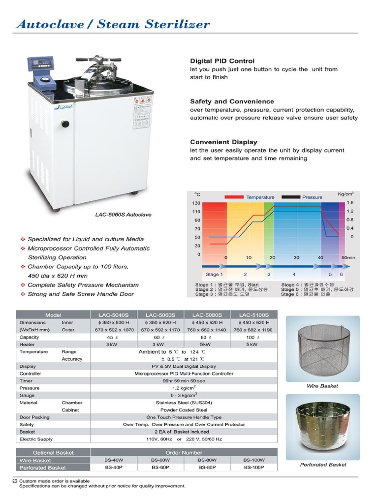 Autoclave LabTech | PDF