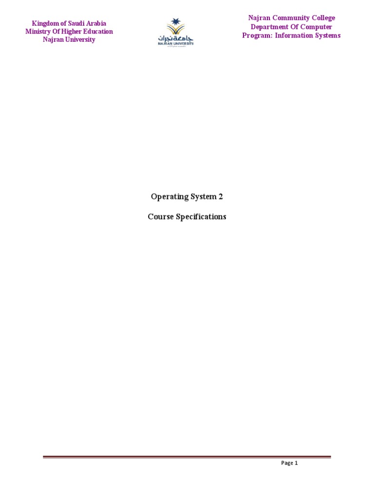 Operating System-2 CS | PDF | Operating System | File System