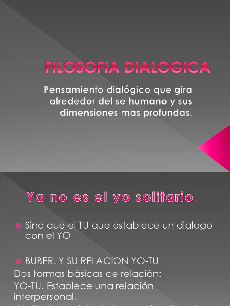 Filosofia Dialogica | PDF