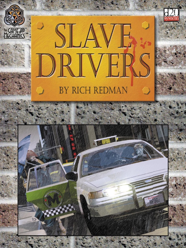 The Game Mechanics d20 Modern Slave Drivers Adv | PDF | Taxicab | D20 ...