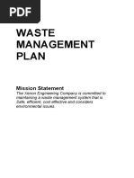 Hazardous Waste Management Plan | PDF | Laboratories | Hazardous Waste