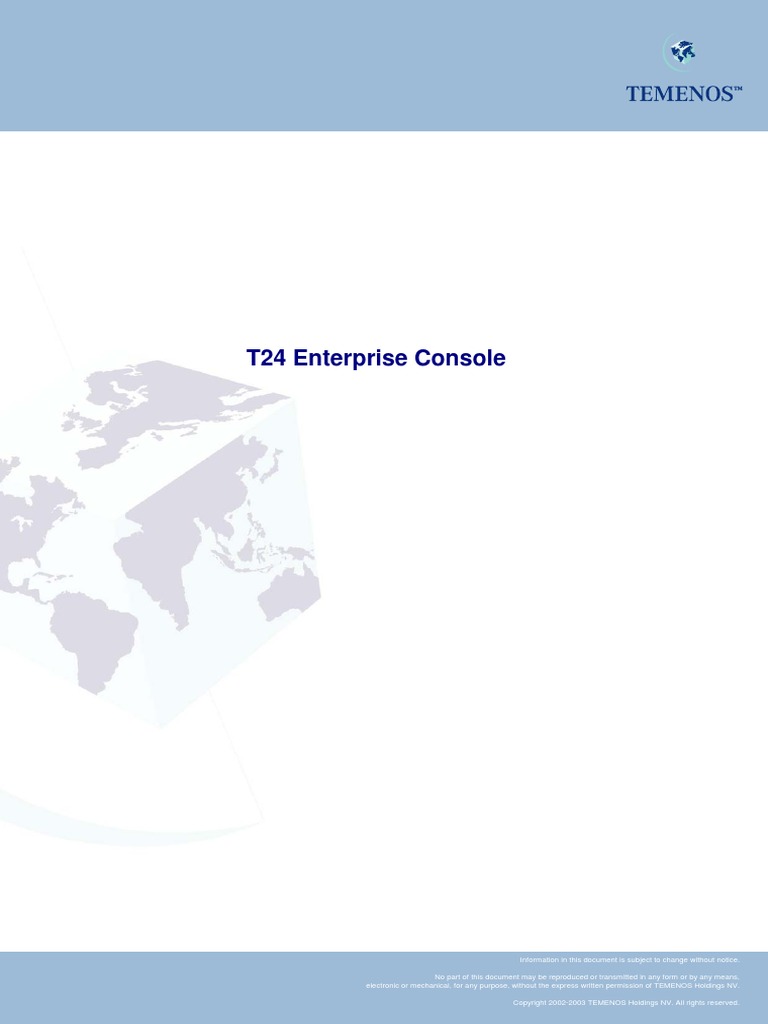 T24 Enterprise Console | PDF | Command Line Interface | Subroutine