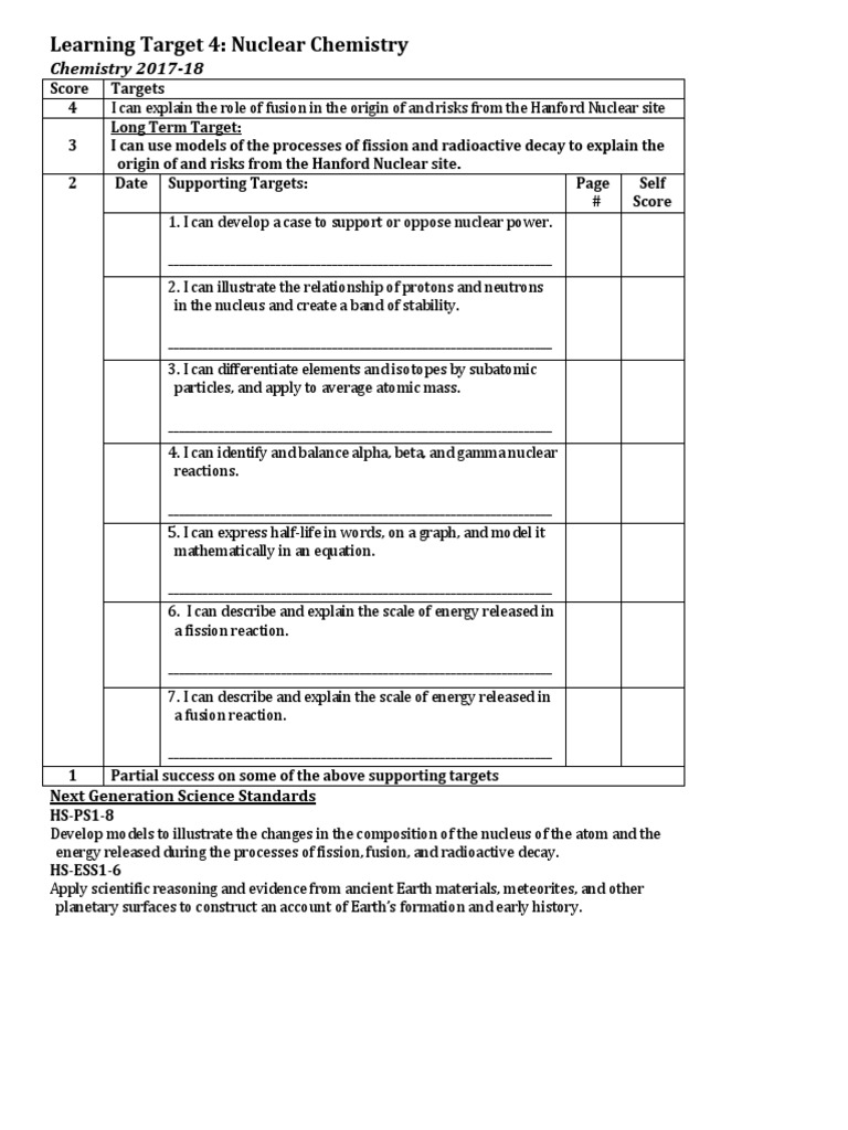 LT Scale 4 - Nuclear | PDF