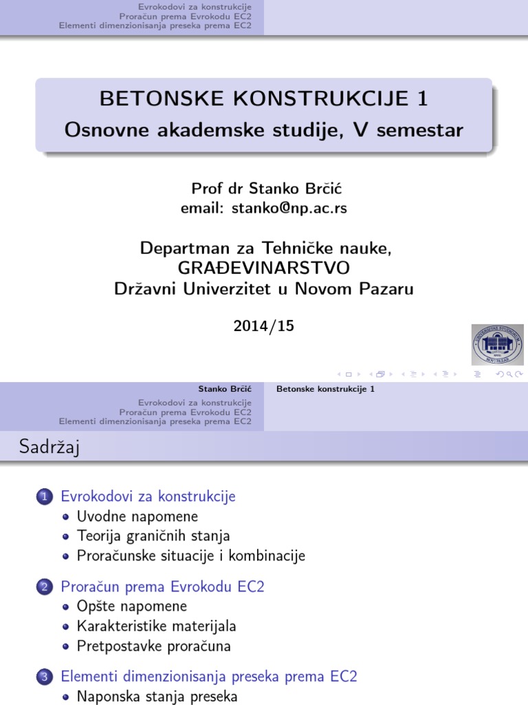 Stanko Brcic - Predavanja Novi Pazar PDF | PDF