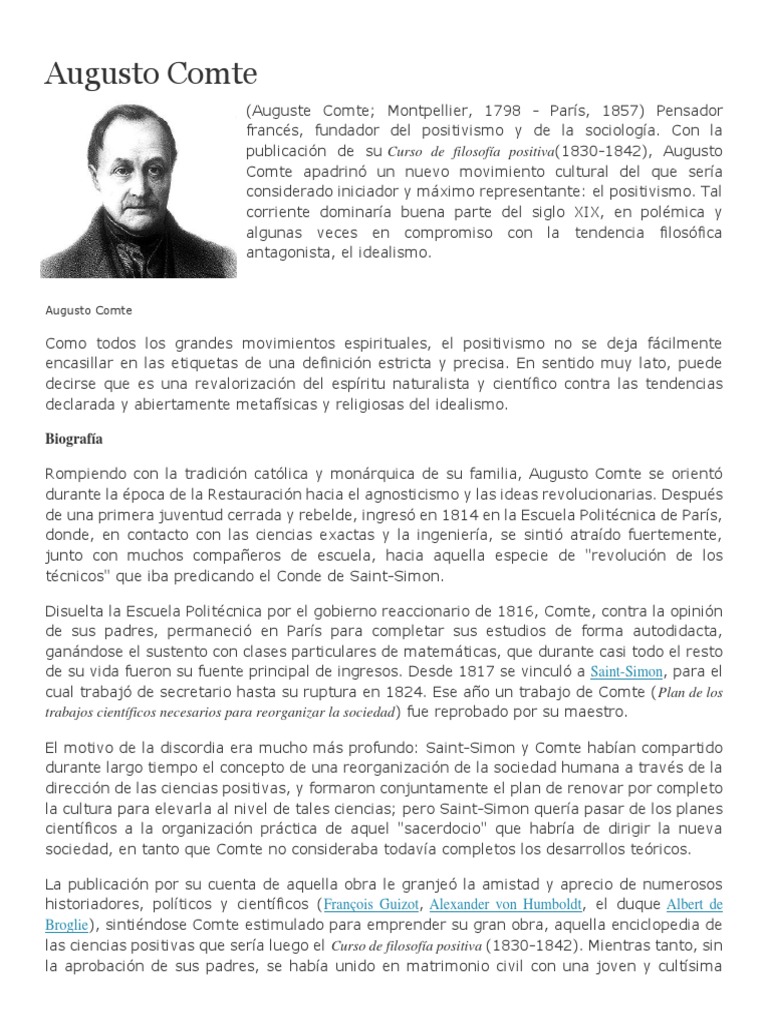 Augusto Comte | Karl Marx | Max Weber