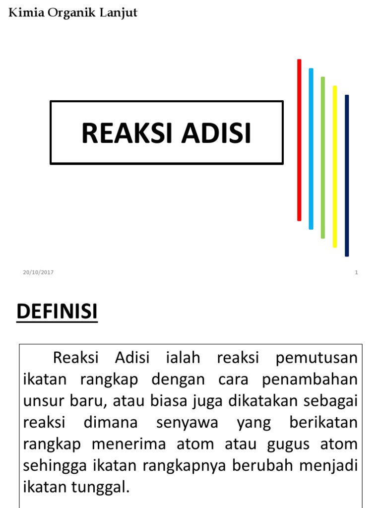 Reaksi Adisi | PDF