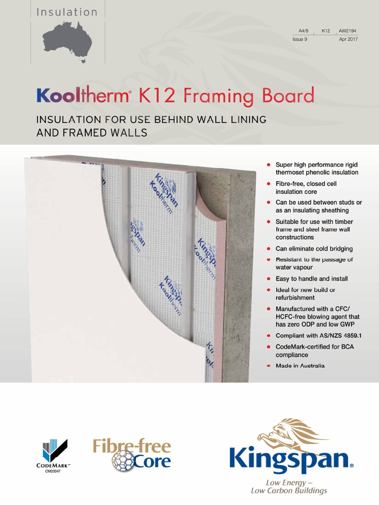 Kooltherm-K12 Framing Board | PDF