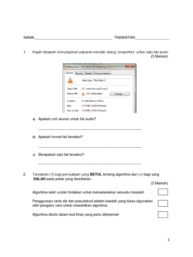 Soalan Latihan ASK | PDF