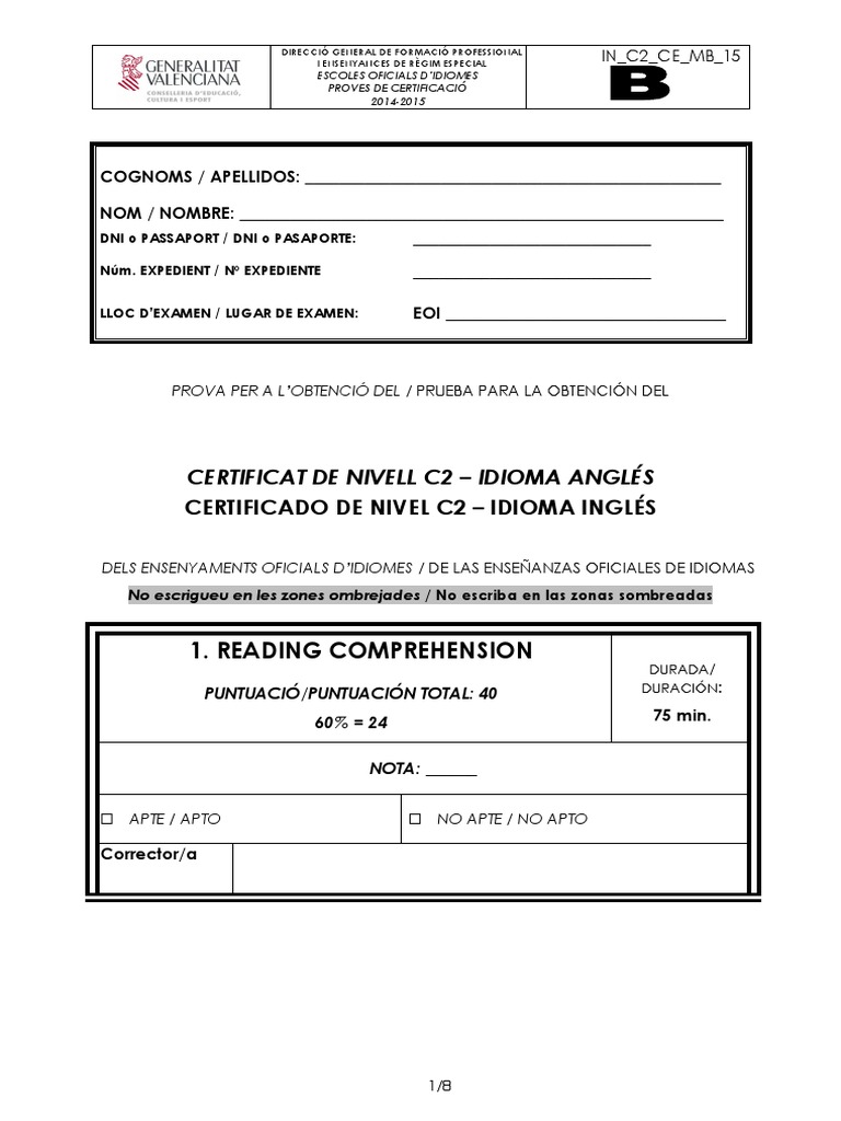 Certificacion C2 PDF | PDF