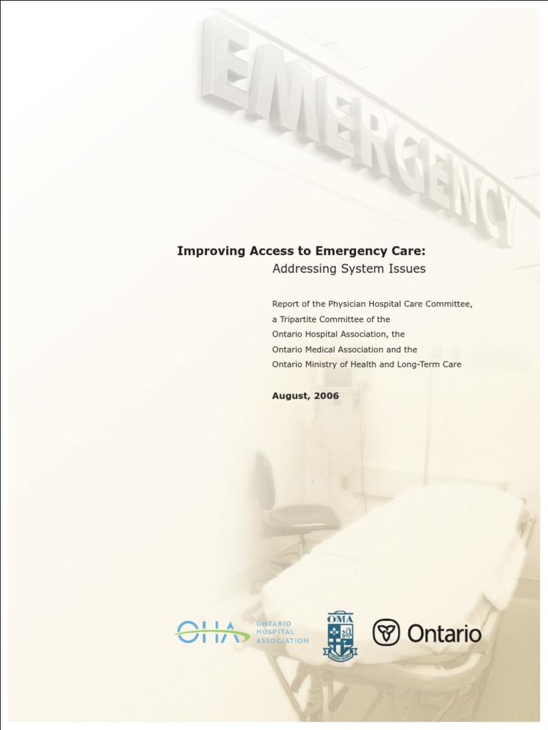 Improving Access | PDF | Emergency Department | Health Care