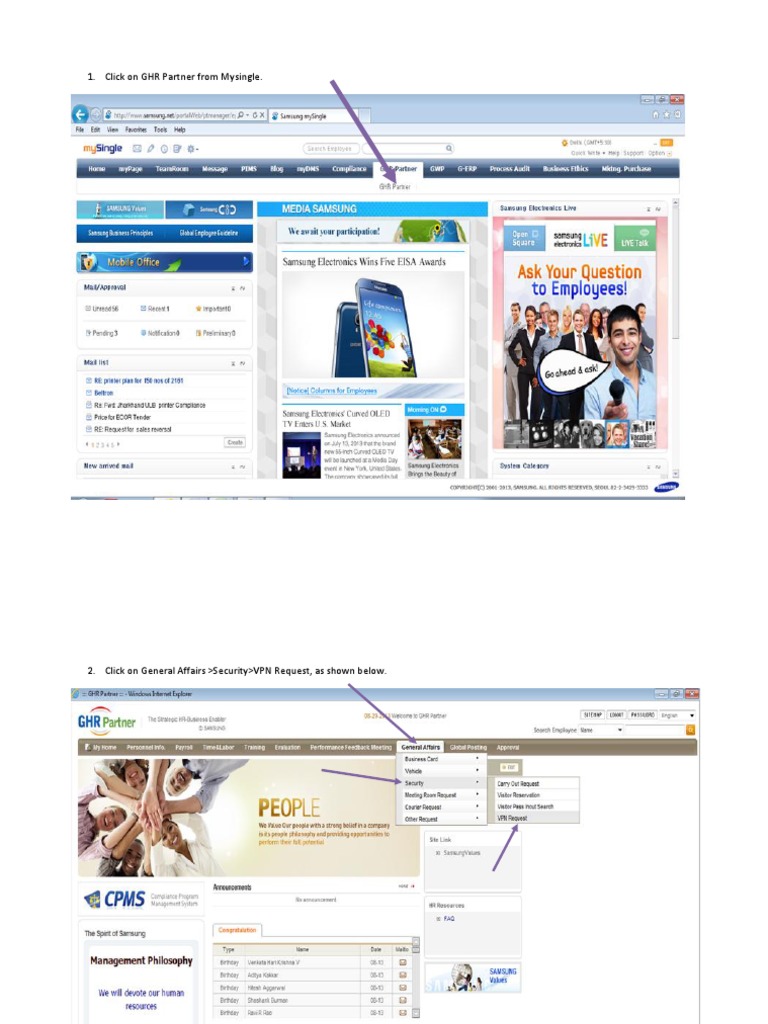 SVPN Login and Request Process Guide | PDF | Business | Finance & Money ...