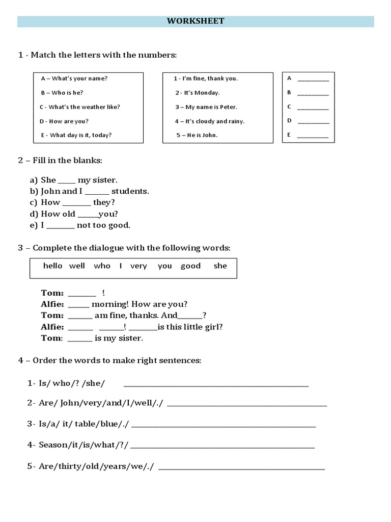 Greetings Multiple Choises | PDF