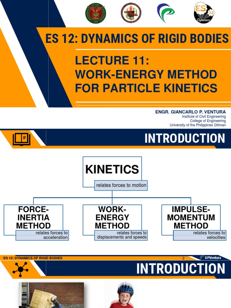 Work-Energy Method in Particle Dynamics | PDF | Force | Spacetime