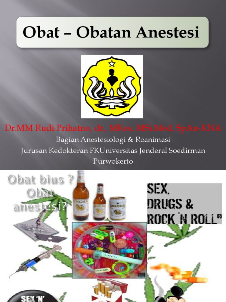 Obat Anestesi dan Dosisnya | PDF | Kesehatan Holistik