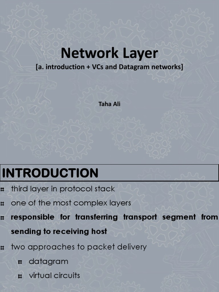 A. Network Layer (Intro + VCs and Datagrams) | PDF | Computer Network | Asynchronous Transfer Mode